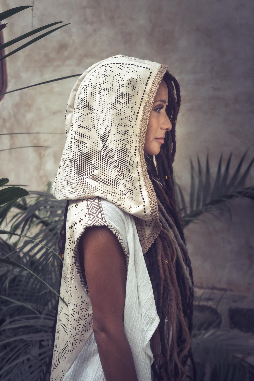 Balam-Ha Chain Hood | Laser Cut Wearable Art