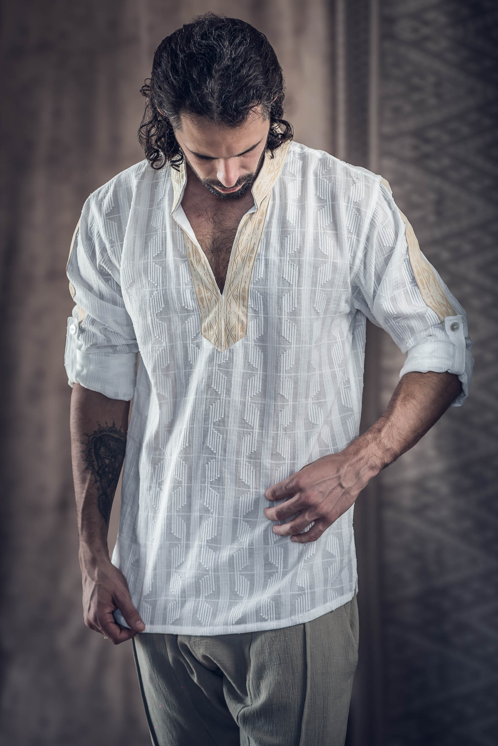 Orion Shirt | White Festival Wedding Clothing