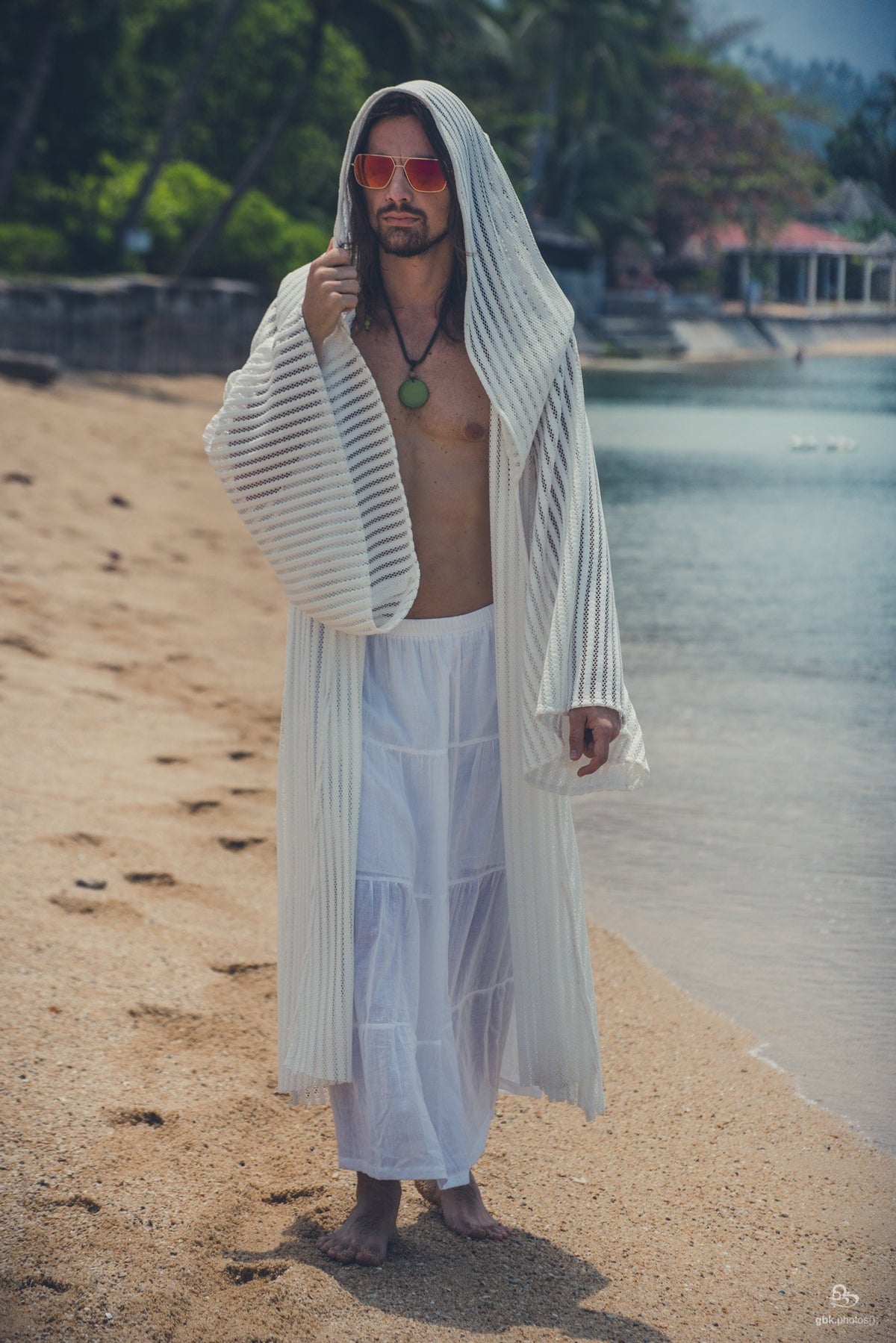 Intergalactic Druid Robe (White) | Shaman Ceremony Clothing