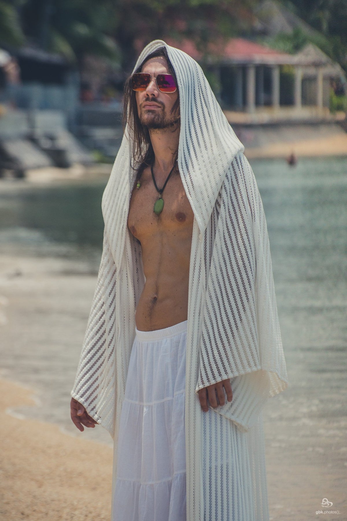Intergalactic Druid Robe (White) | Shaman Ceremony Clothing