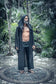 Intergalactic Druid Robe (Black) | Post Apocalyptic Jedi Kimono